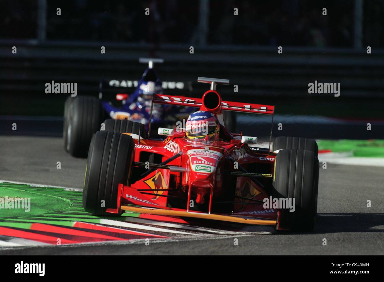 Formula One Motor Racing - Italian Grand Prix. Jacques Villeneuve leads ...