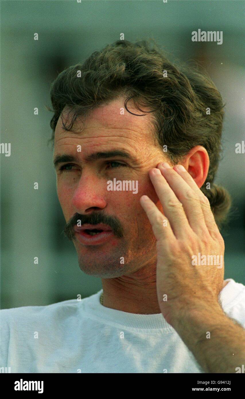 Cricket - India v South Africa. South Africa's Jimmy Cook Stock Photo ...