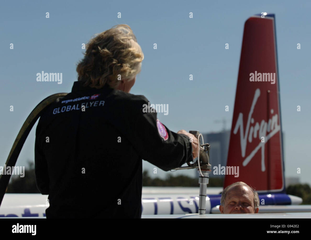 Richard branson steve fossett hi-res stock photography and images - Alamy