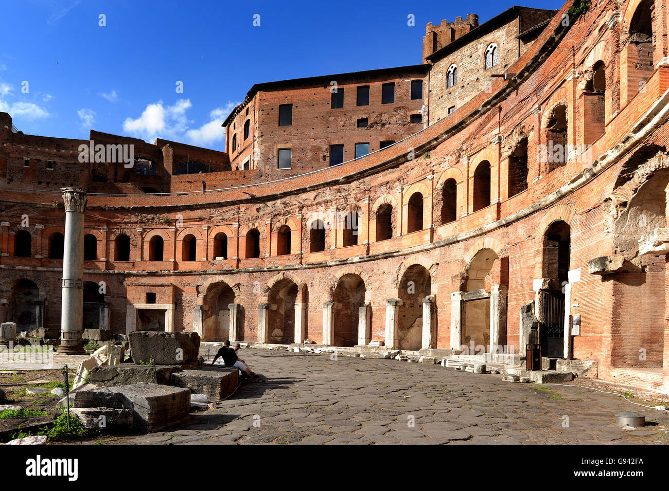 Rome, Italy. The Imperial Fora. Trajan's Markets. Picture by Paul Stock ...