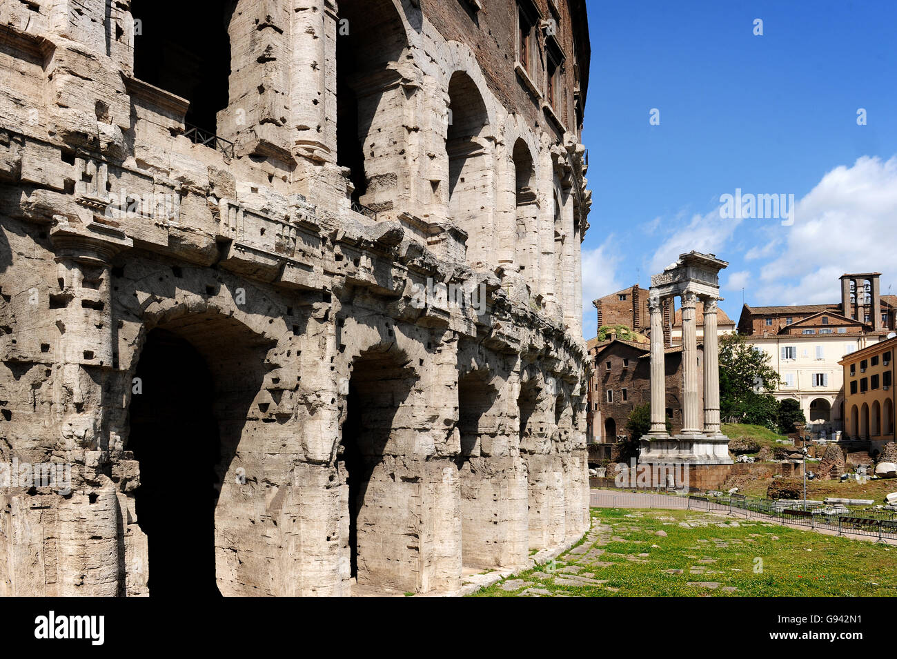 Rome, Italy. Theatre of Marcellus. Picture by Paul Heyes, Wednesday ...