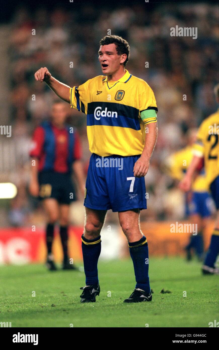 Soccer - UEFA Champions League - Group D - Barcelona v Brondby Stock ...