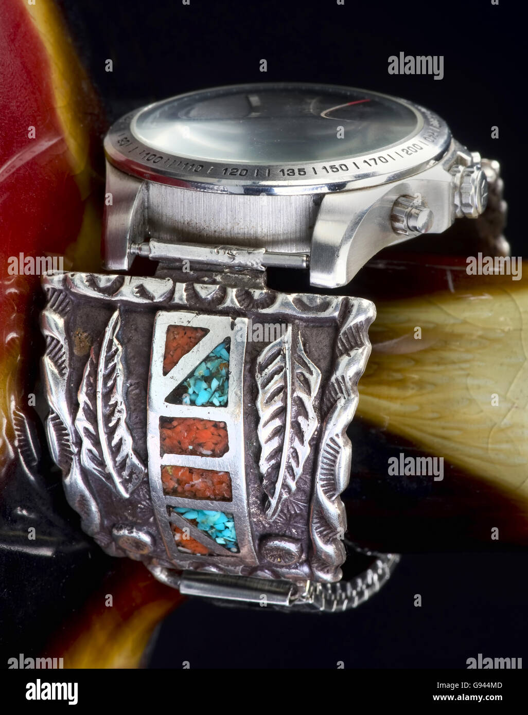 Turquoise jewelry navajo hi-res stock photography and images - Alamy