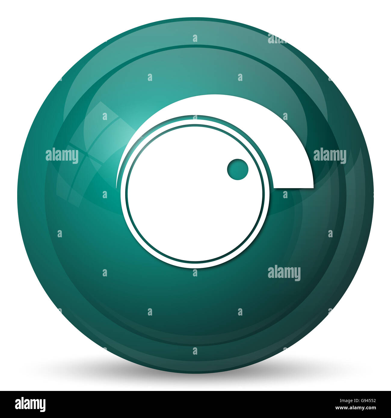 Volume control icon. Internet button on white background Stock Photo ...