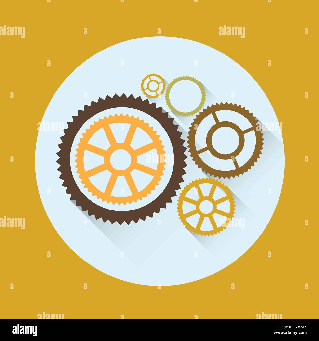 Cog Wheel Mechanical Detail Part Icon Stock Vector Image & Art - Alamy