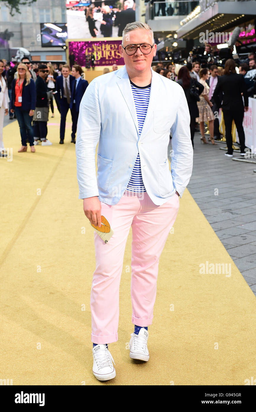 Giles Deacon attending the World premiere of Absolutely Fabulous The ...