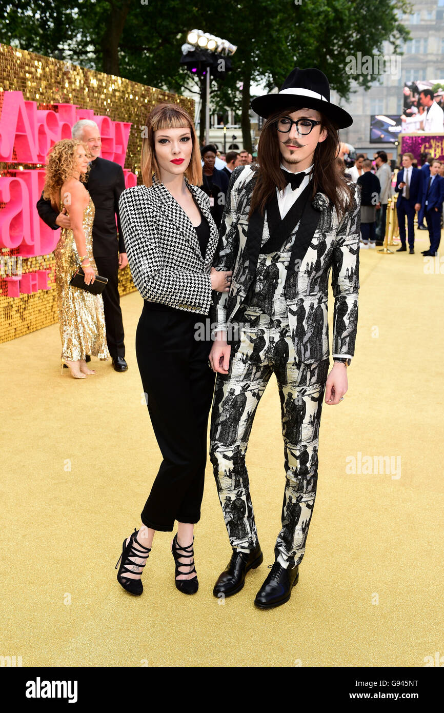 Joshua Kane and guest attending the World premiere of Absolutely ...