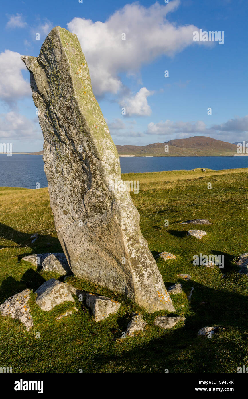 Macleod's stone, Isle of Harris, Scotland Stock Photo - Alamy