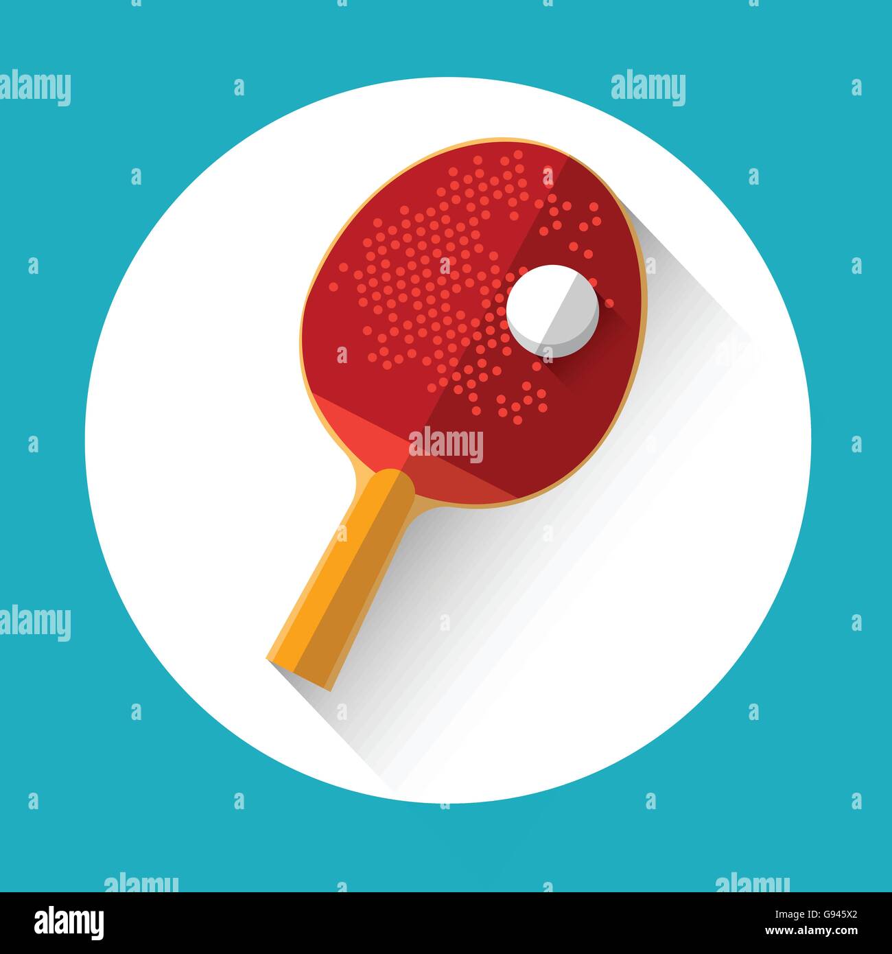 Table Tennis Racket Ball Equipment Sport Icon Stock Vector Image & Art ...