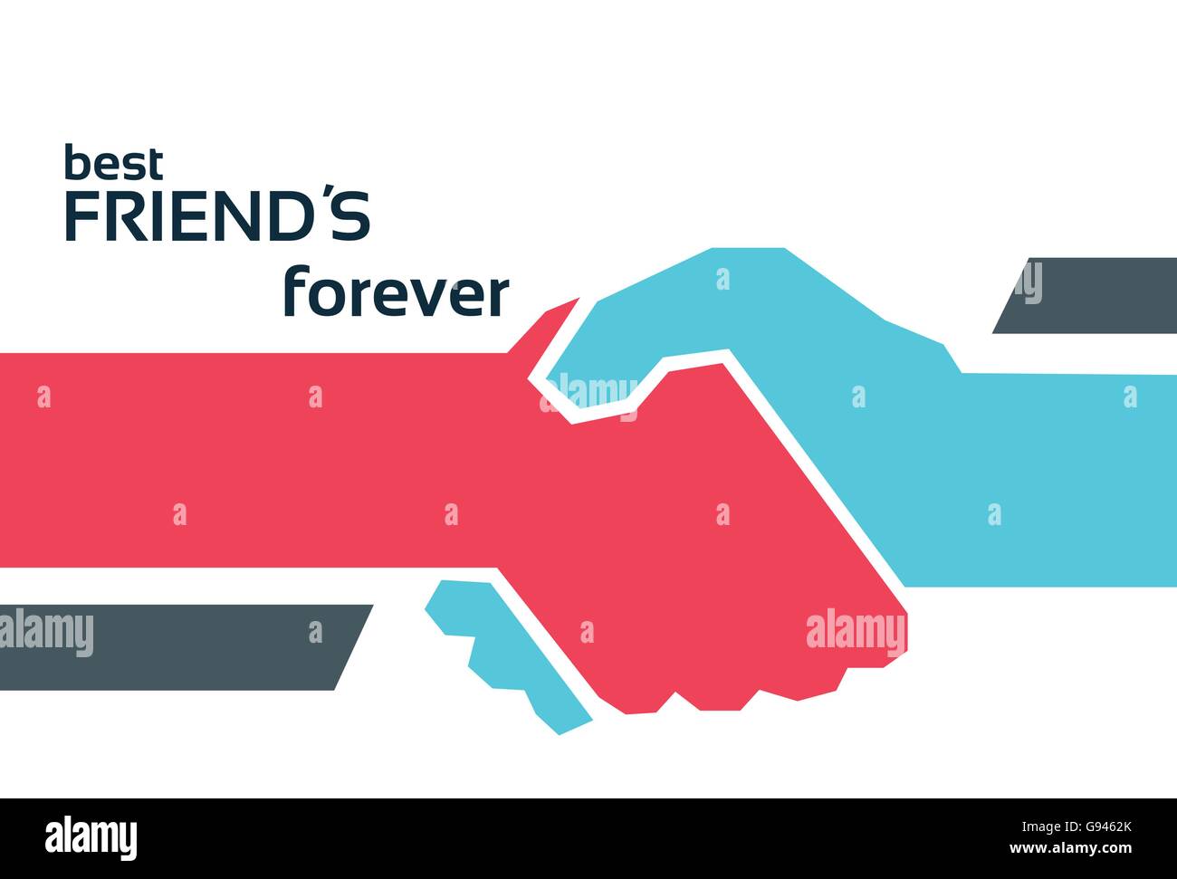 Hands Shaking Friendship Day Stock Vector Image & Art - Alamy