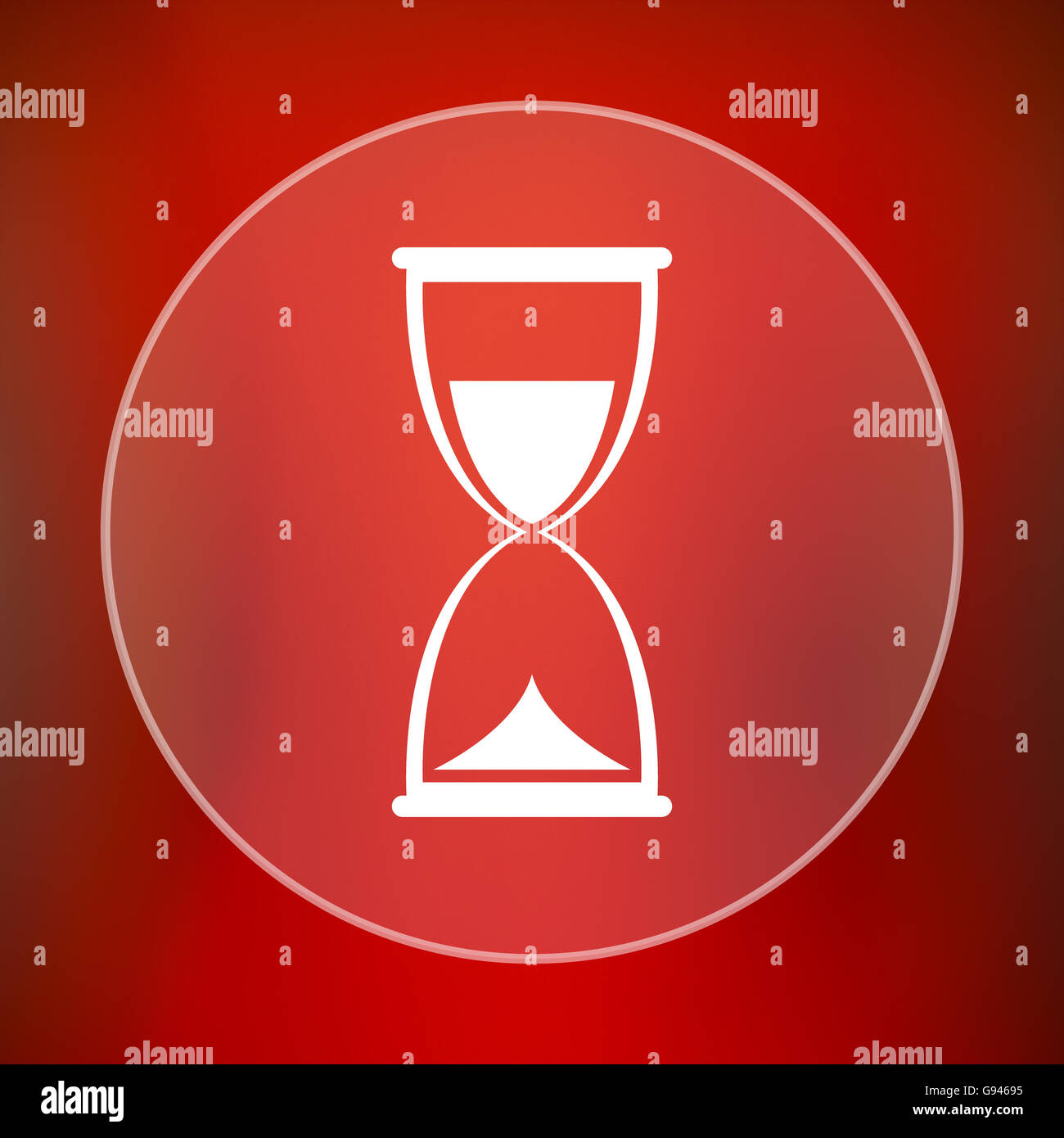 Red hourglass design hi-res stock photography and images - Alamy