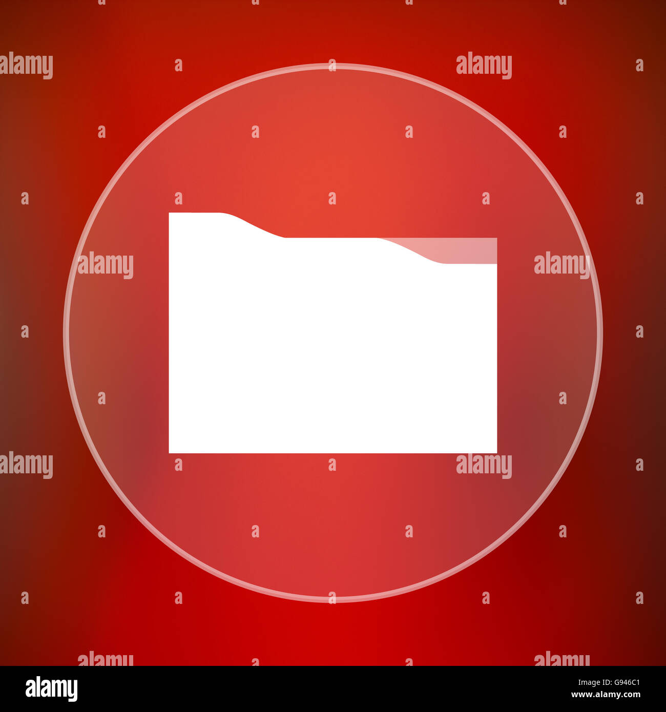 Folder icon. Internet button on red background Stock Photo - Alamy