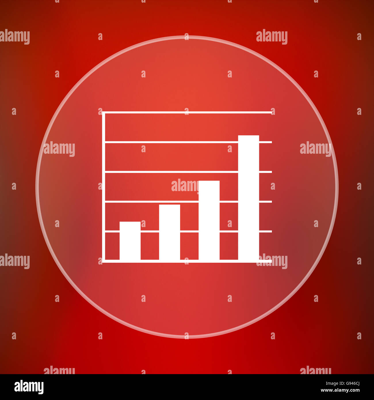 Red infographic chart hi-res stock photography and images - Alamy