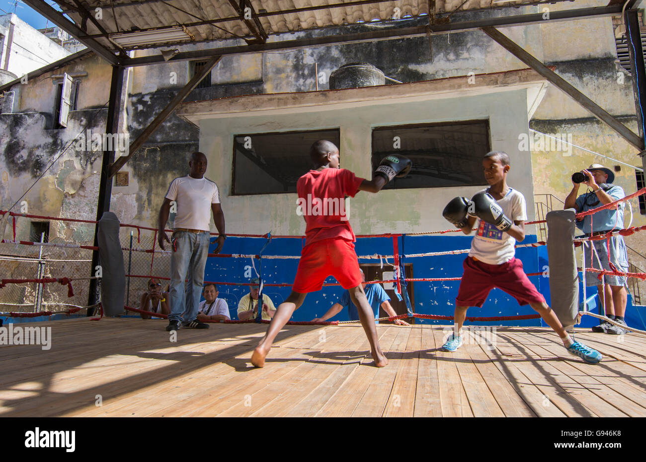 Havana Cuba Habana best boxing gym young boys learning to fight at ...