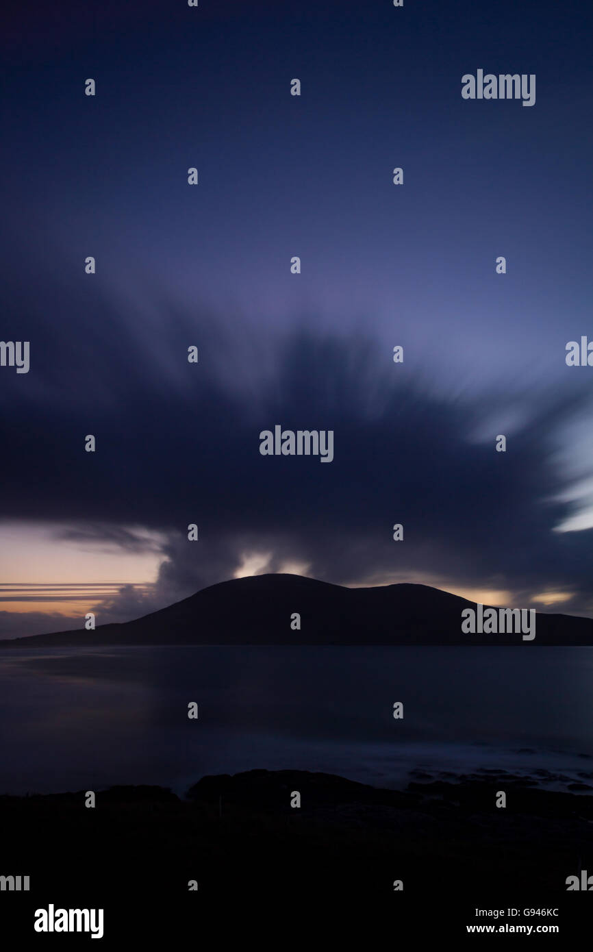 Long exposure, Scarista bay, isle of Harris Stock Photo - Alamy