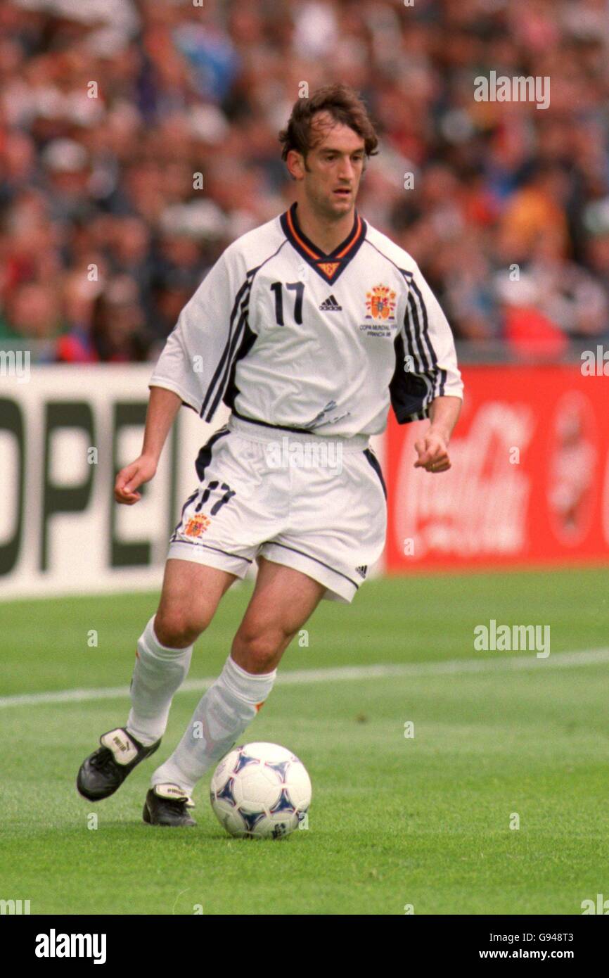 Soccer world cup france 98 group d spain v nigeria hi-res stock ...