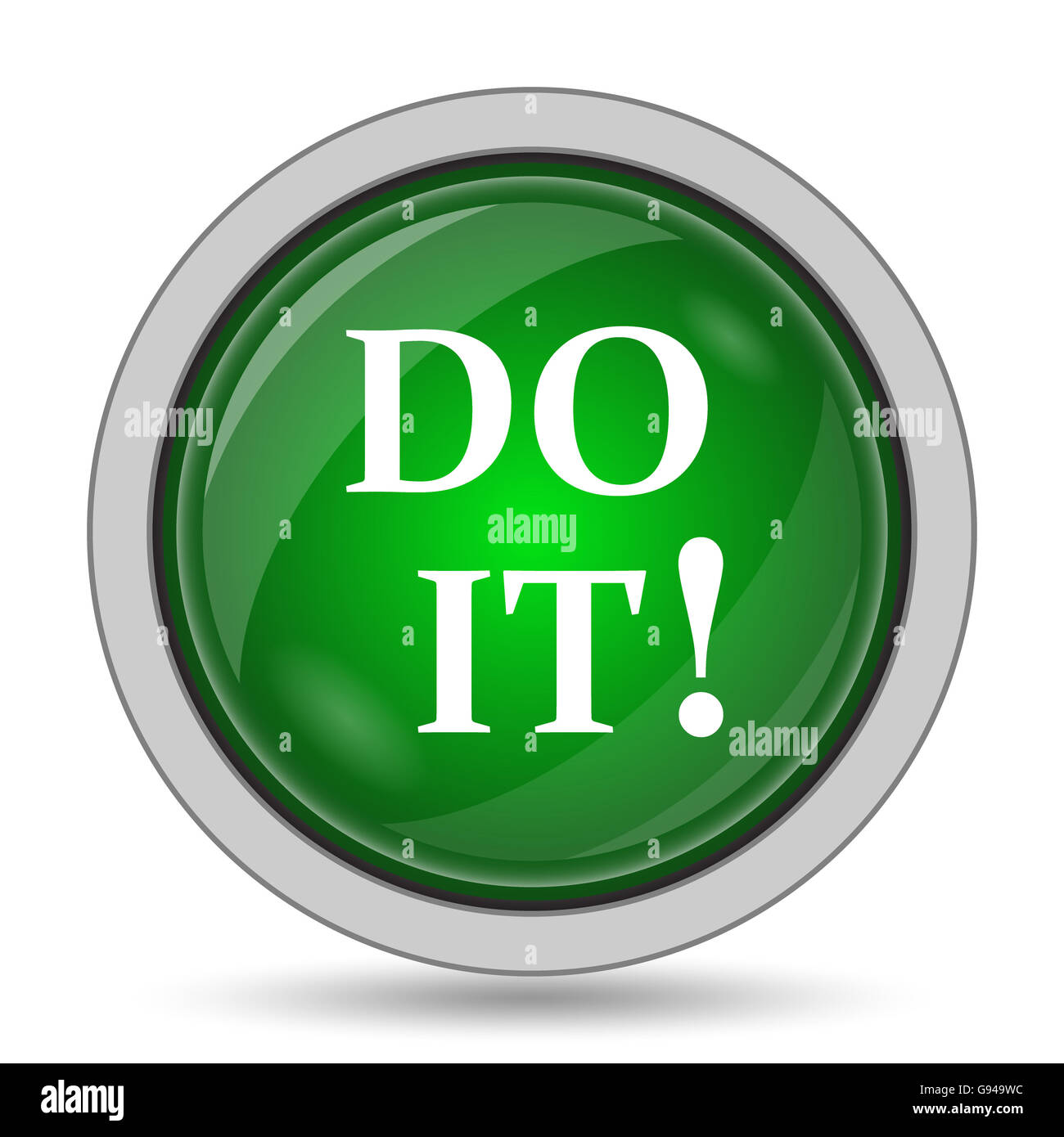 Do it icon. Internet button on white background Stock Photo - Alamy