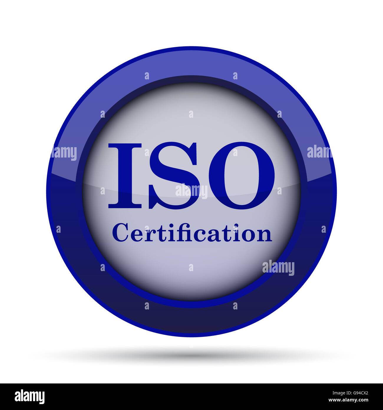 Iso icon blue internet hi-res stock photography and images - Alamy