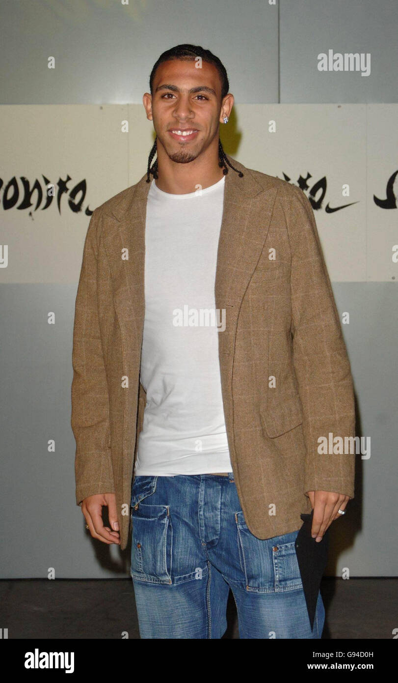 West Ham United footballer Anton Ferdinand arrives at Nike's 'Joga ...