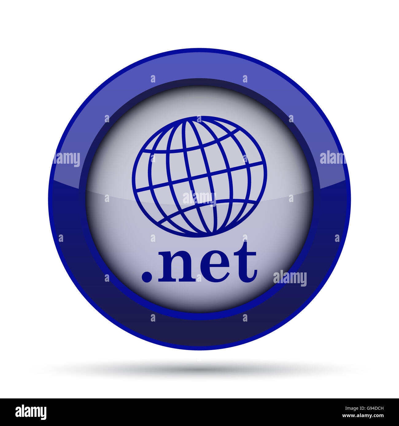 .net icon. Internet button on white background Stock Photo - Alamy