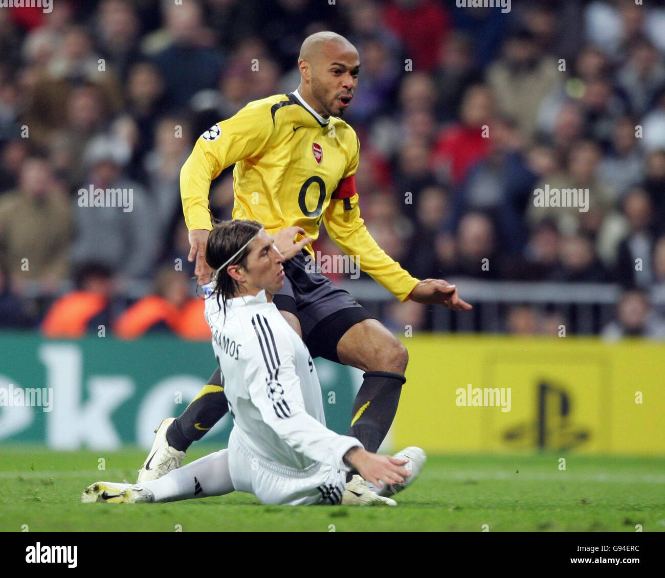 Santiago bernabeu thierry henry hi-res stock photography and images - Alamy