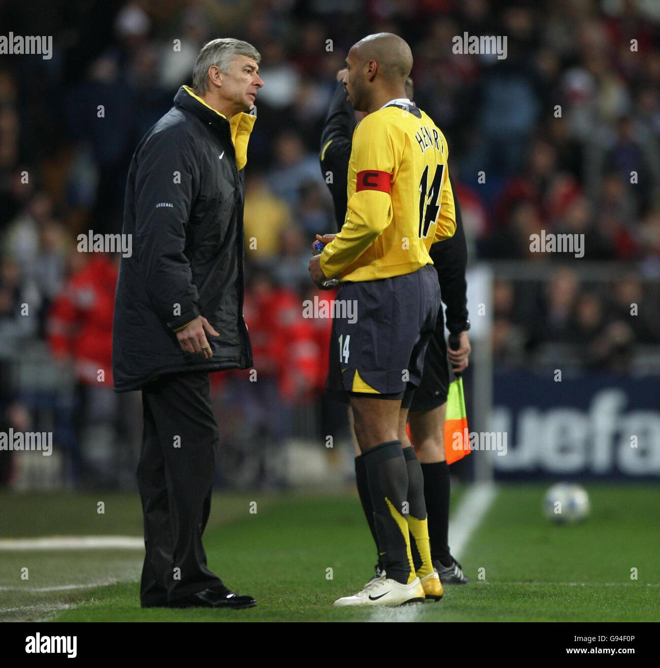 Santiago bernabeu thierry henry hi-res stock photography and images - Alamy