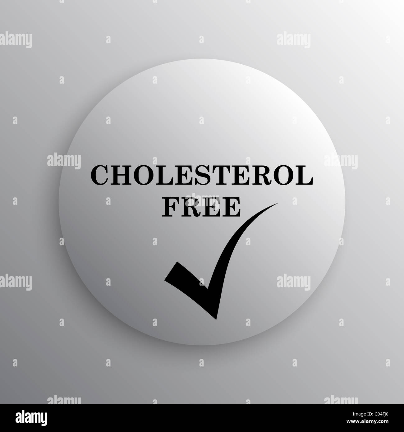 Cholesterol free icon hi-res stock photography and images - Alamy