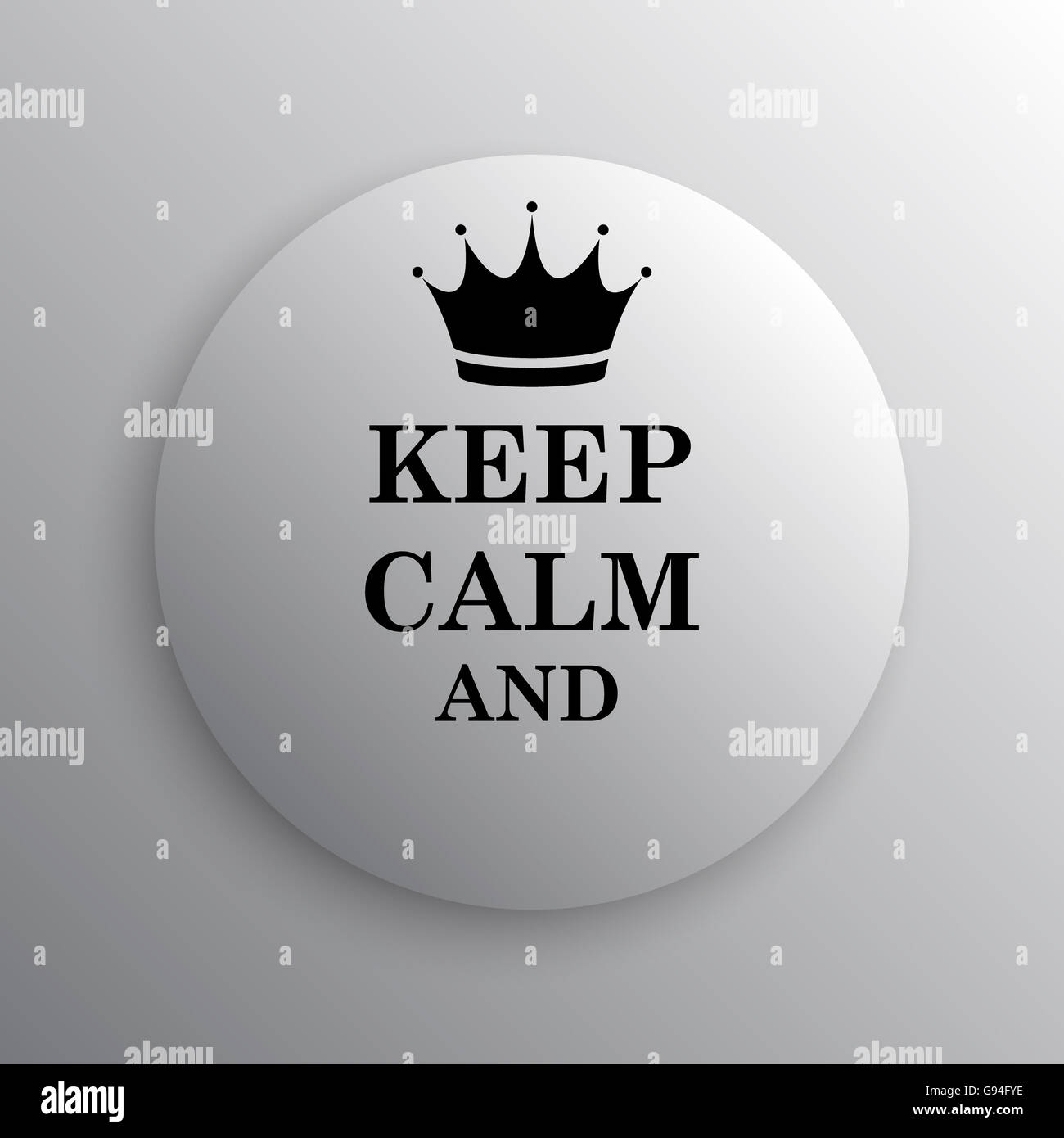Keep Calm Crown Transparent Background
