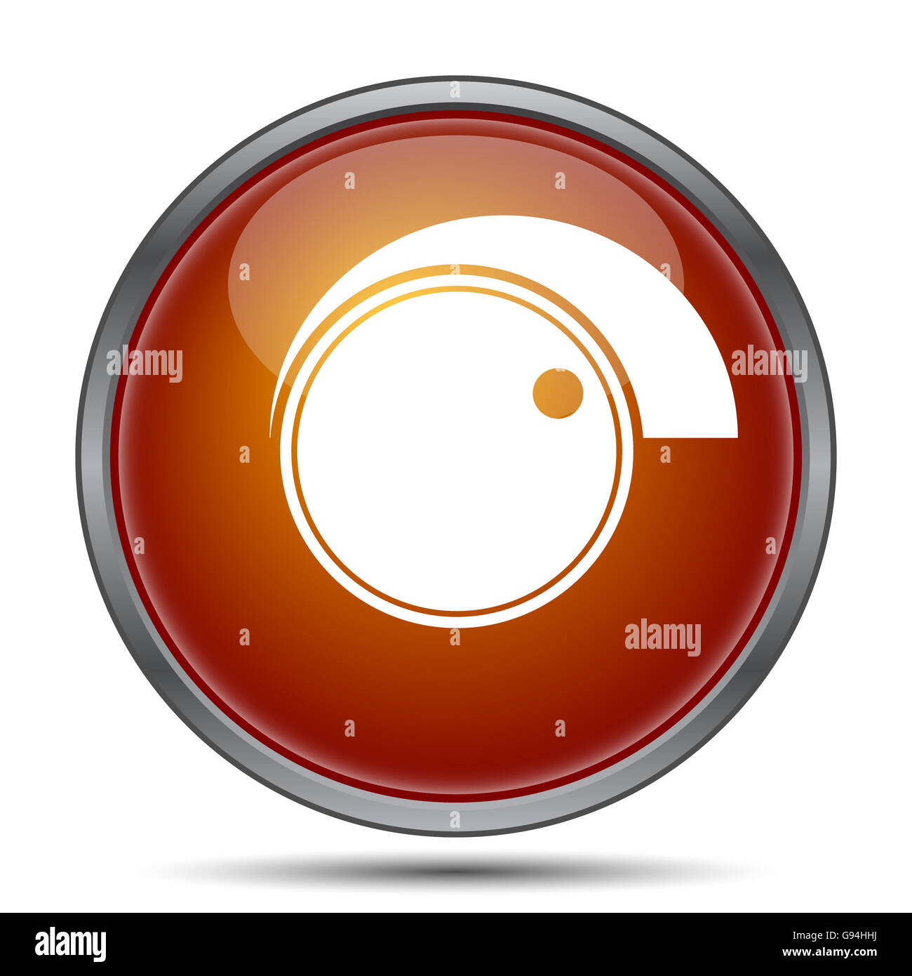 Volume control icon. Internet button on white background Stock Photo ...