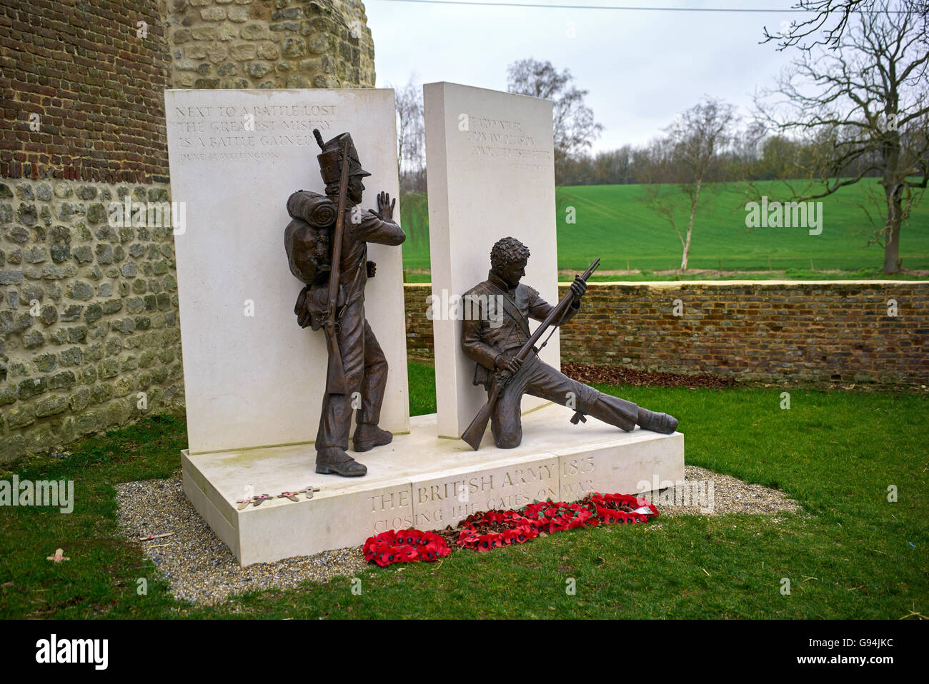 The memorial to British forces at the battle of Wareloo unveiled in ...