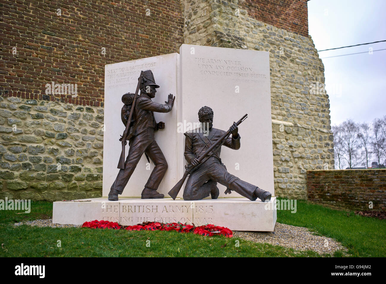The memorial to British forces at the battle of Wareloo unveiled in ...