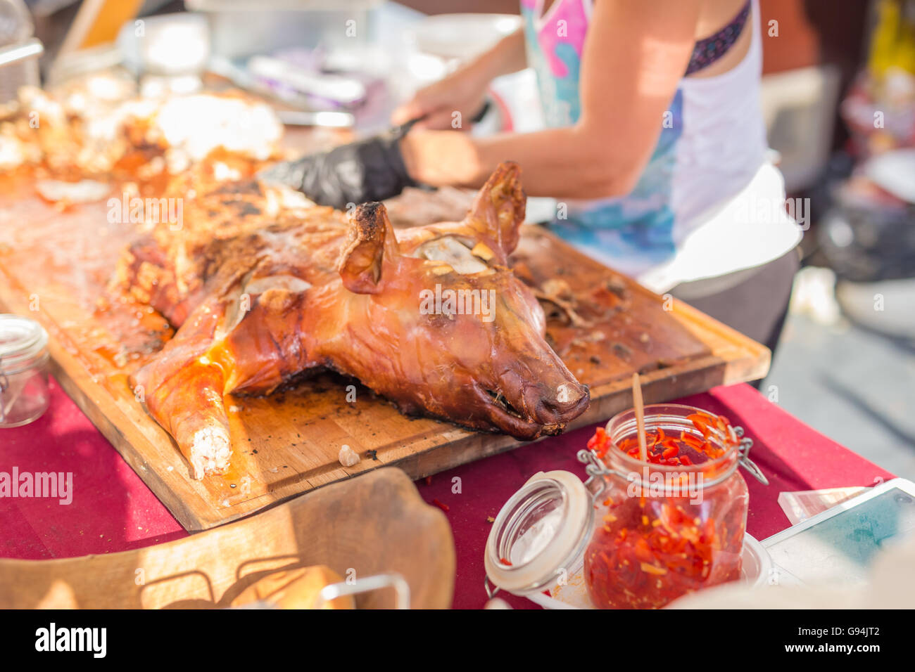 Banquet Stall High Resolution Stock Photography and Images - Alamy