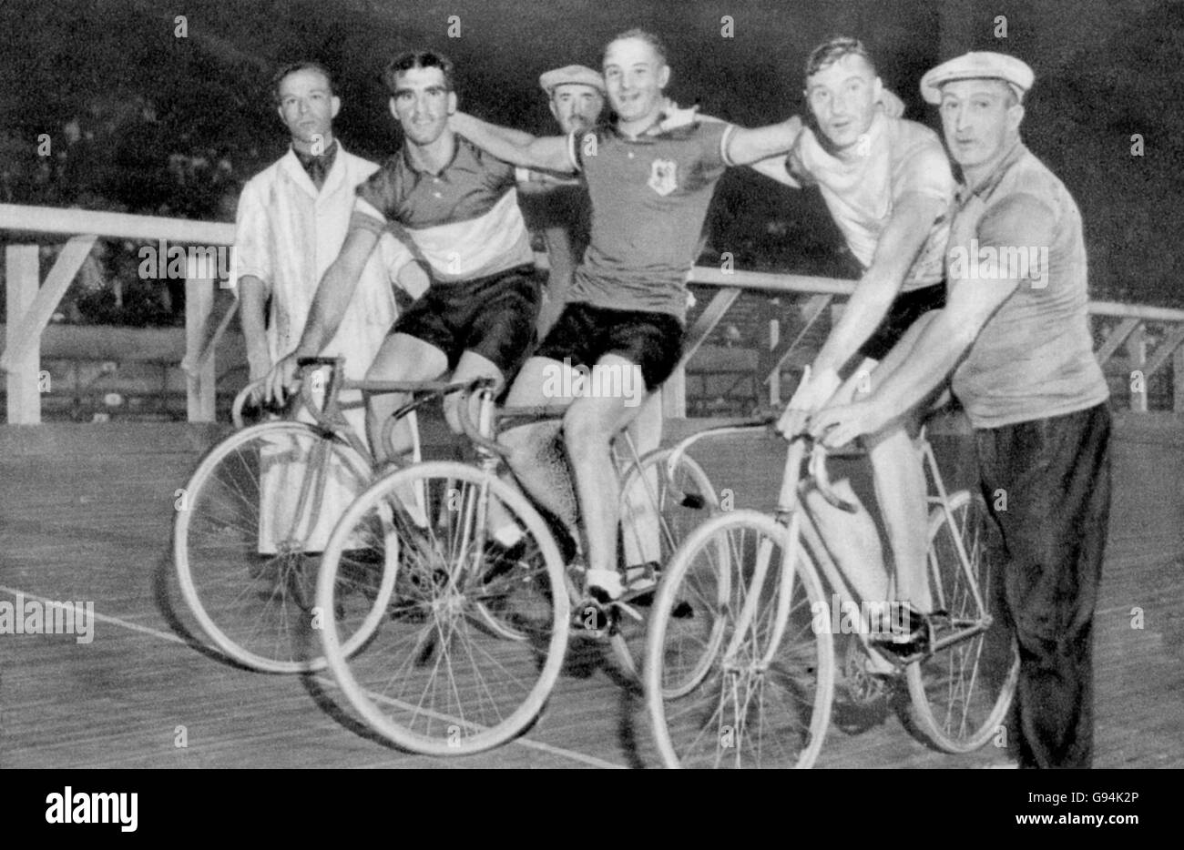 Cycling - Los Angeles Olympic Games 1932 - 1000m Sprint Stock Photo - Alamy