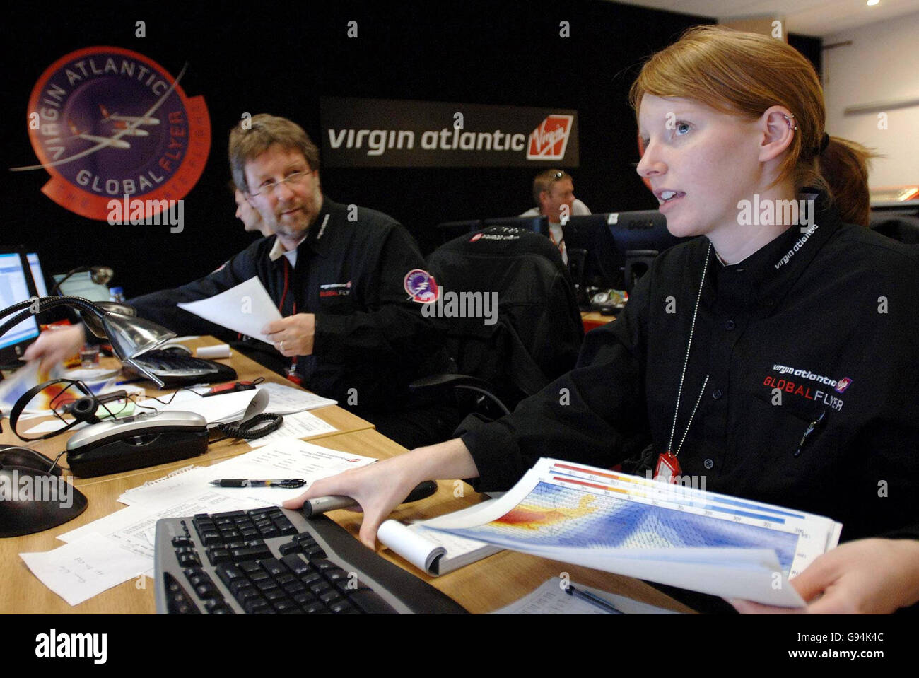 Richard branson steve fossett hi-res stock photography and images - Alamy