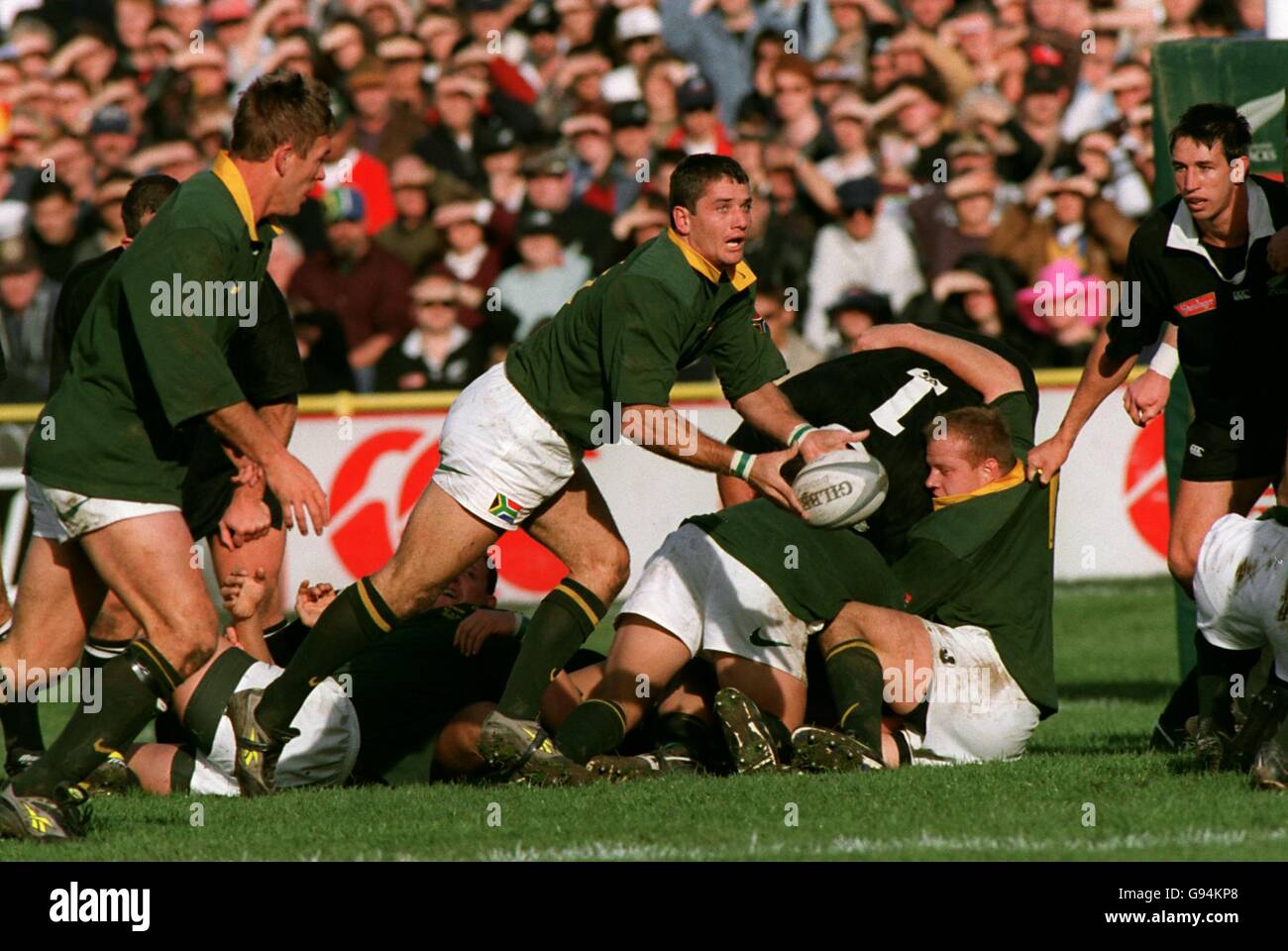 Rugby Union - Tri Nations Series - New Zealand v South Africa Stock ...