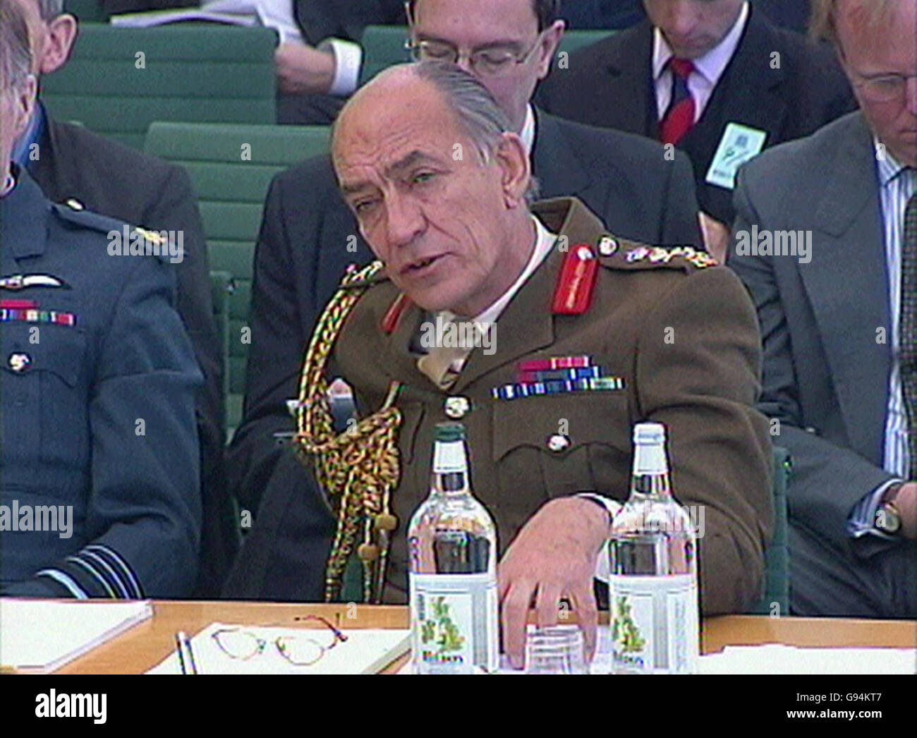 Chief of defence staff speaks at the defence committee hi-res stock ...