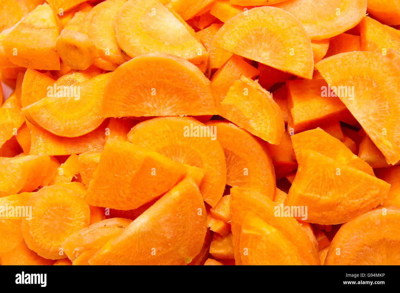 Fresh Chopped Carrot Texture Background Stock Photo - Alamy