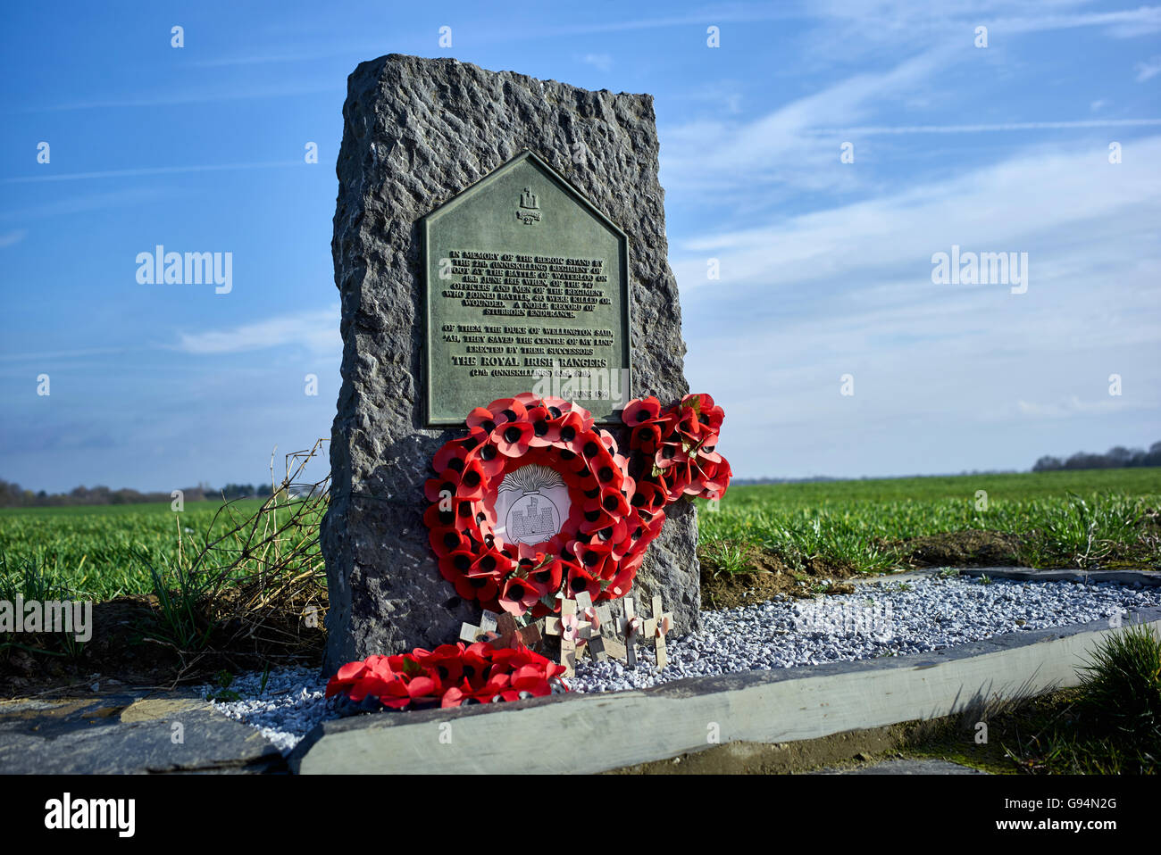 The british infantry square waterloo hi-res stock photography and ...