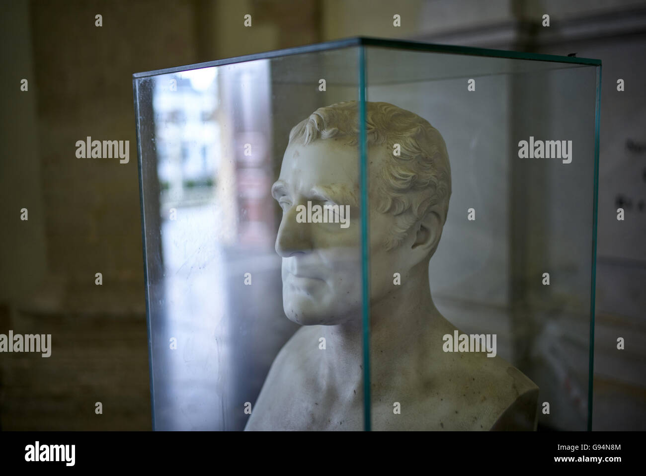 Granite monument to the Irish 27th Foot Inniskilling regiment who were ...