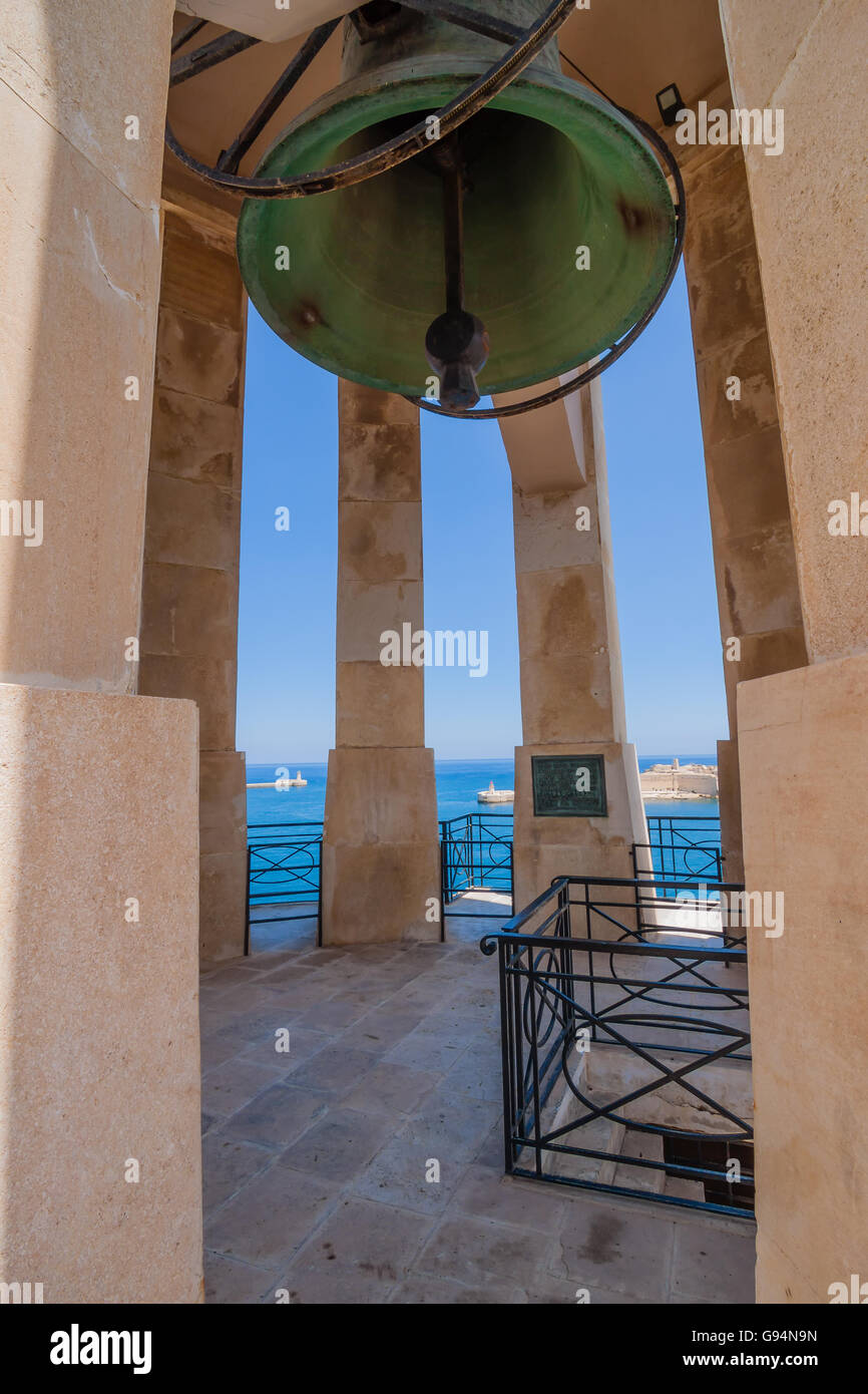Siege Bell War Memorial in Valletta Stock Photo - Alamy