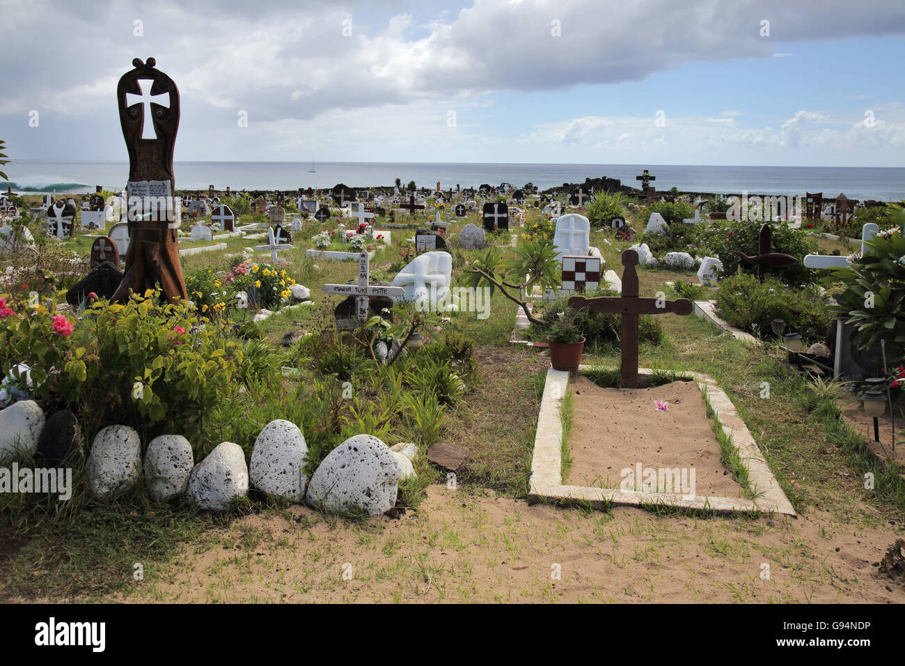 Rapa nui hanga roa hi-res stock photography and images - Alamy