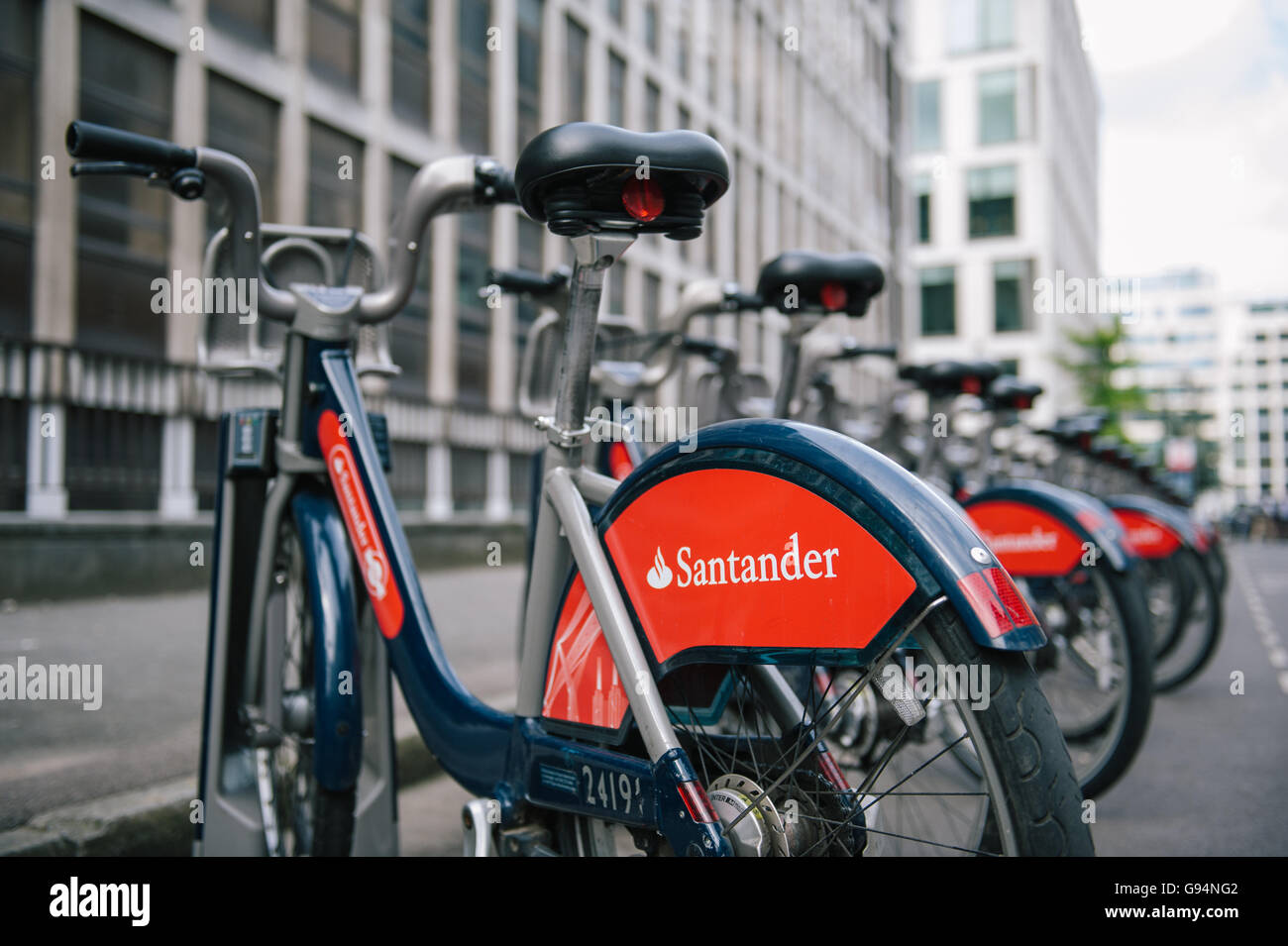 Boris bikes London Stock Photo - Alamy