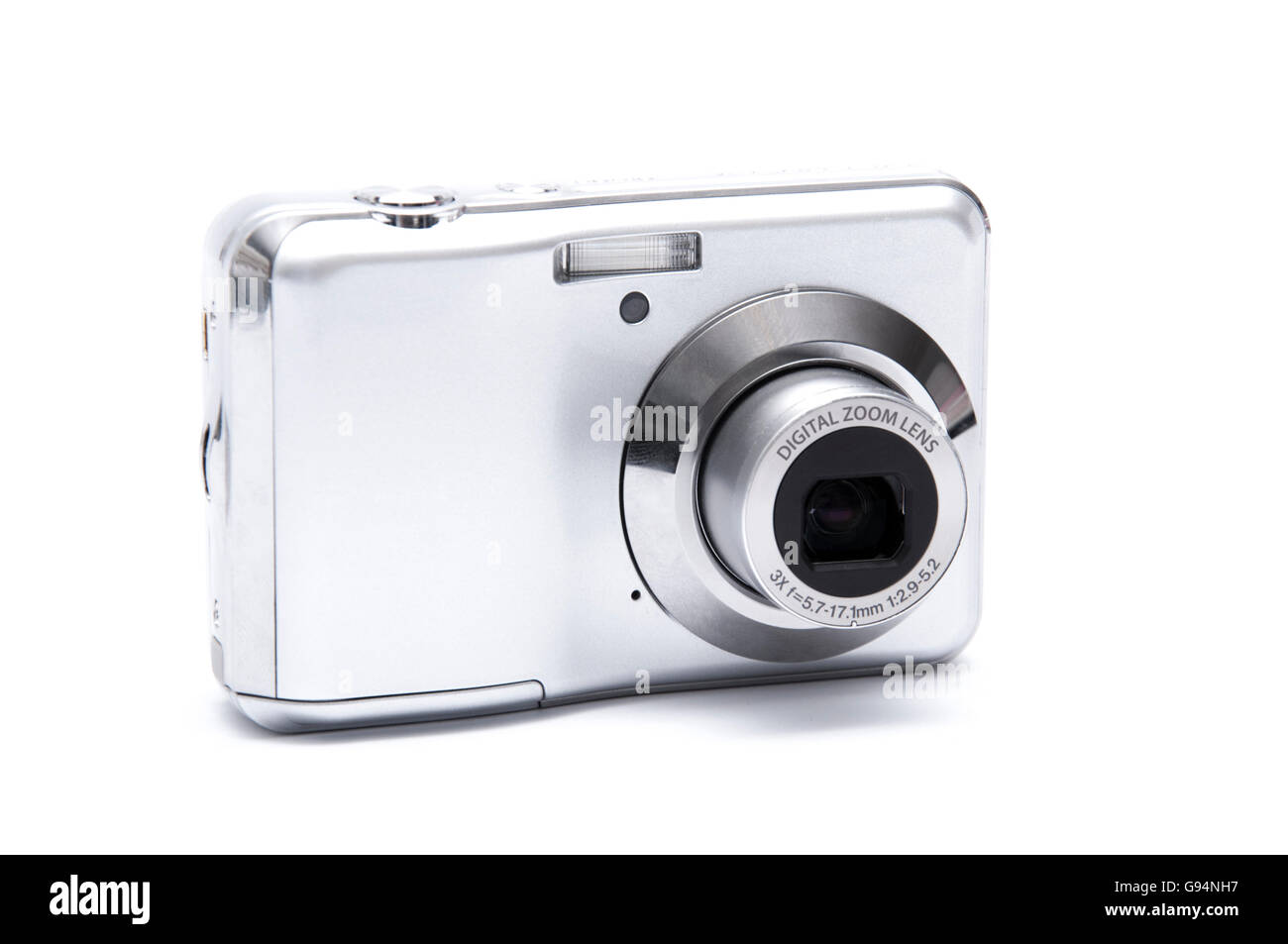 Compact Digital Camera Isolated on White Stock Photo - Alamy