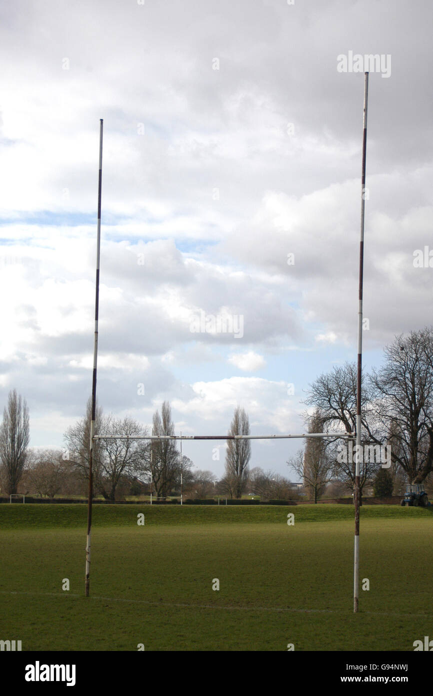 School Sports Playing Field Stock Photo - Alamy