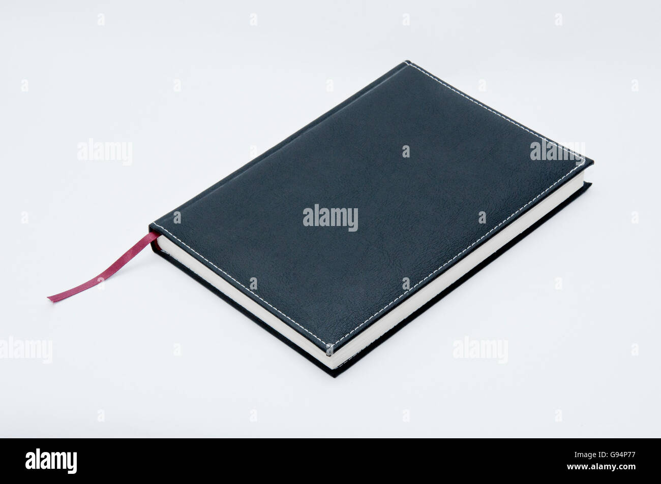 Blank Blue Closed Book Cover Stock Photo - Alamy
