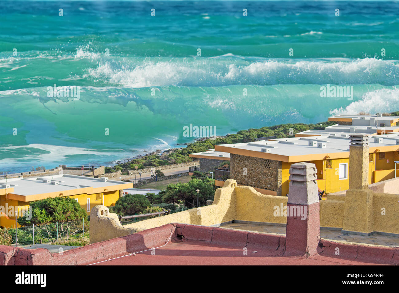 Tsunami damage coastline hi-res stock photography and images - Alamy