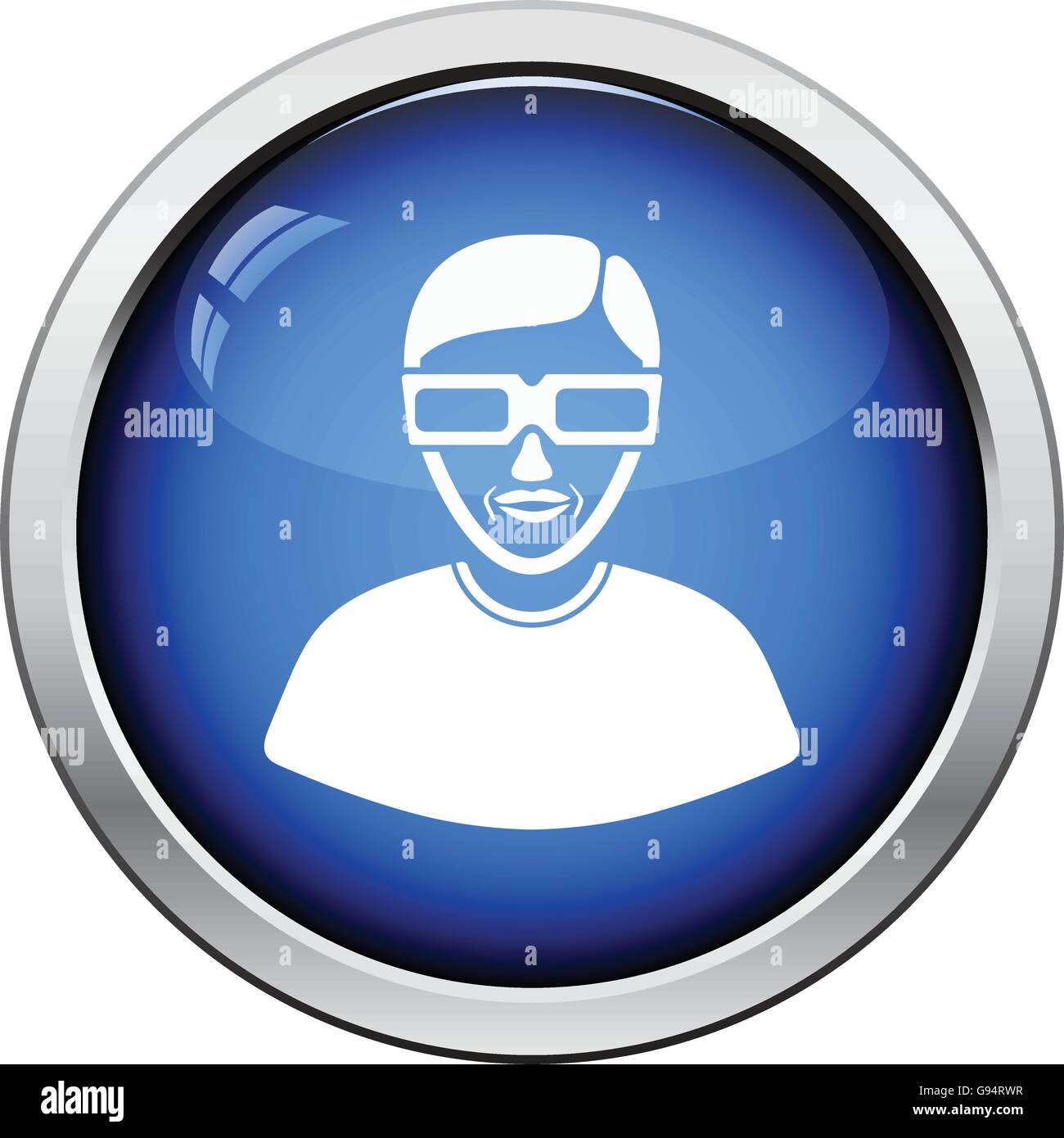 Cartoon Movie Button Guy Design High Resolution Stock Photography and ...