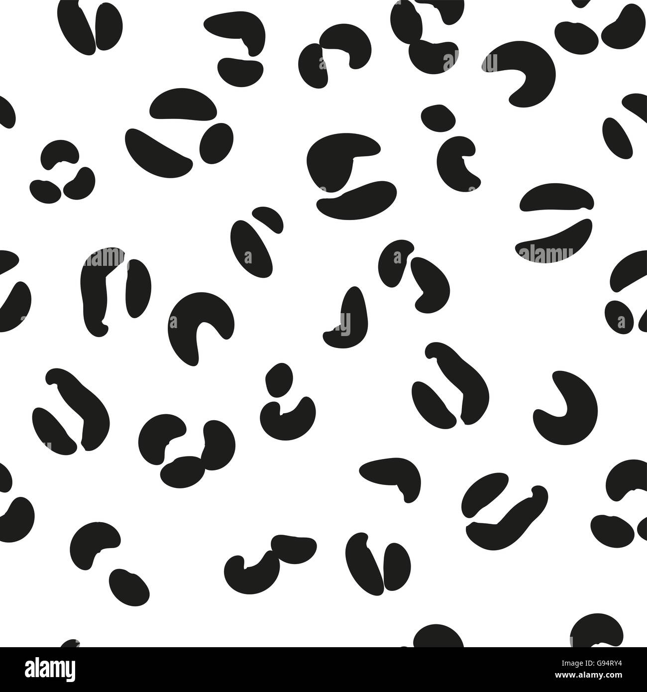 Seamless pattern of jaguar spots. Natural textures. Seamless animal ...