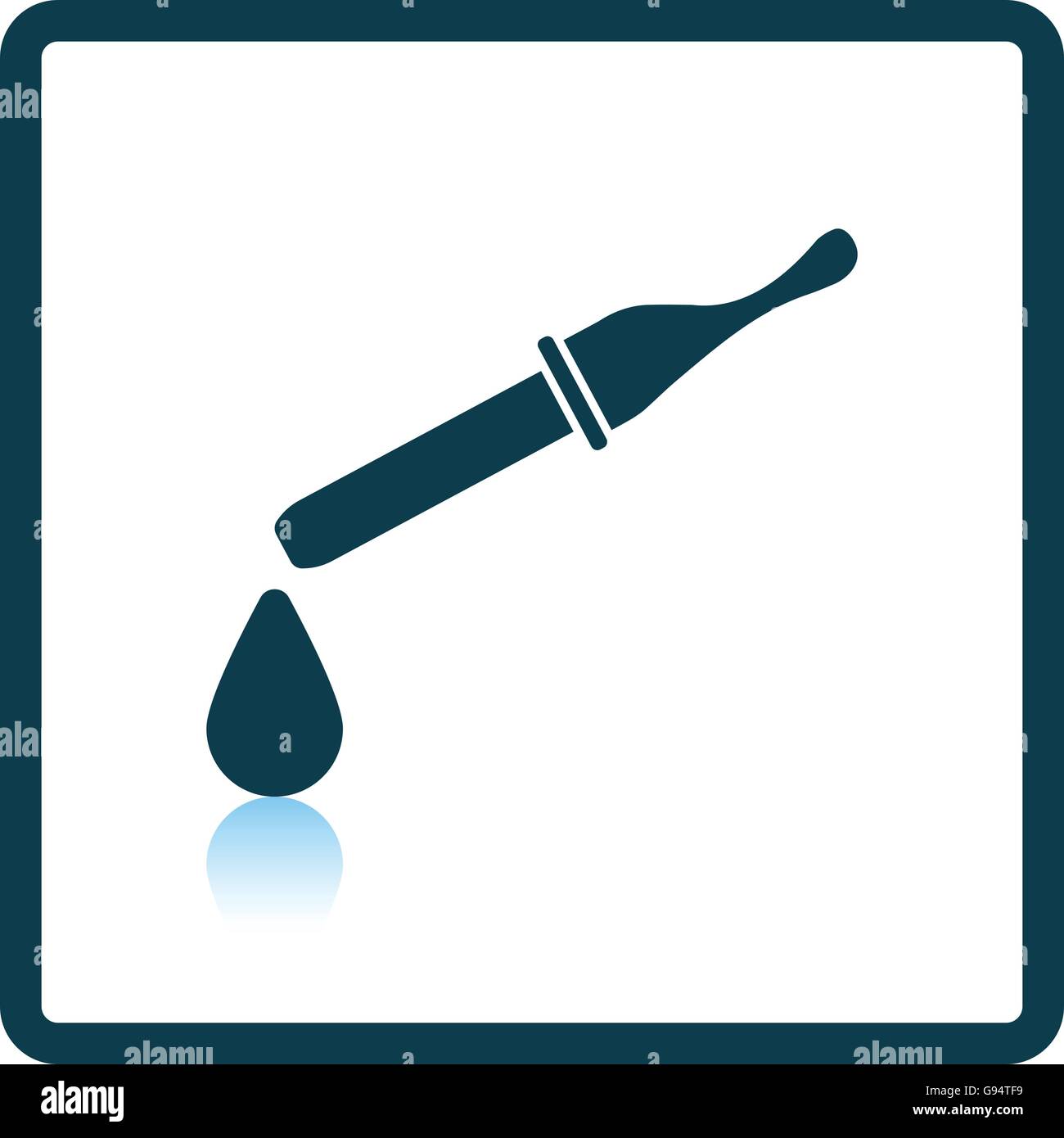 Dropper liquid shadow icon hi-res stock photography and images - Alamy