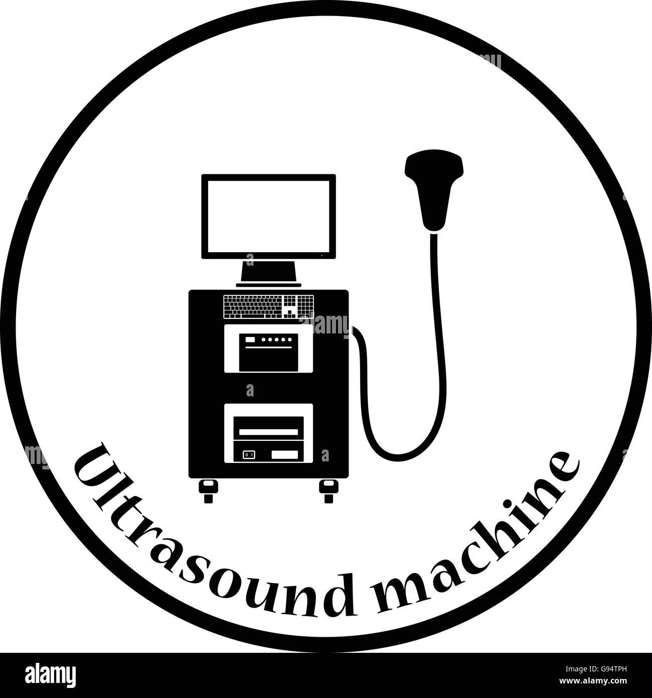 Echography vector vectors Stock Vector Images - Alamy